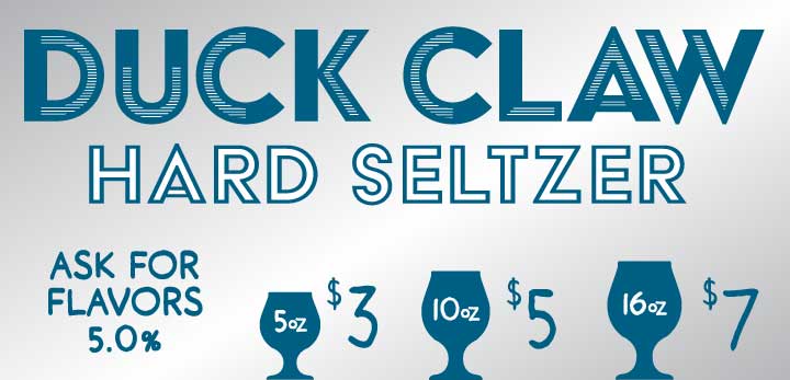 Leucadia Digital Beer Menu | Duck Foot Brewing Co